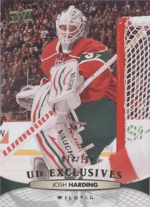 2011-12 Upper Deck - Josh Harding #367 UD Exclusives /100 for sale ...