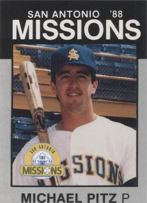 1988 Best San Antonio Missions - Platinum #3 Michael Pitz (RC) for sale ...