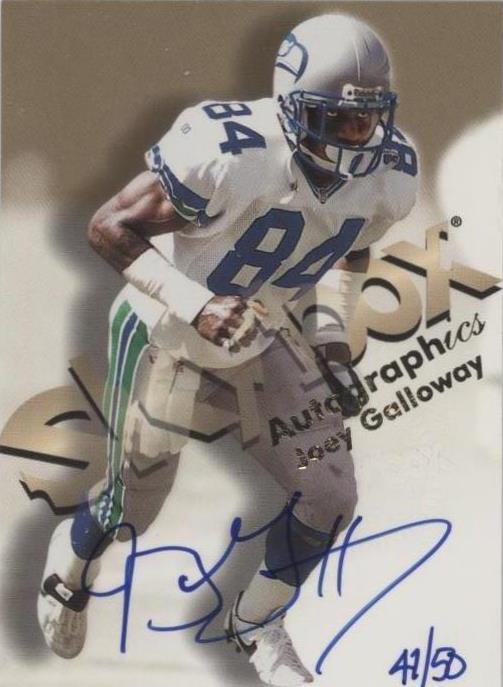 1998 Skybox Premium - Autographics Blue Joey Galloway /50 (AU) for sale online | eBay