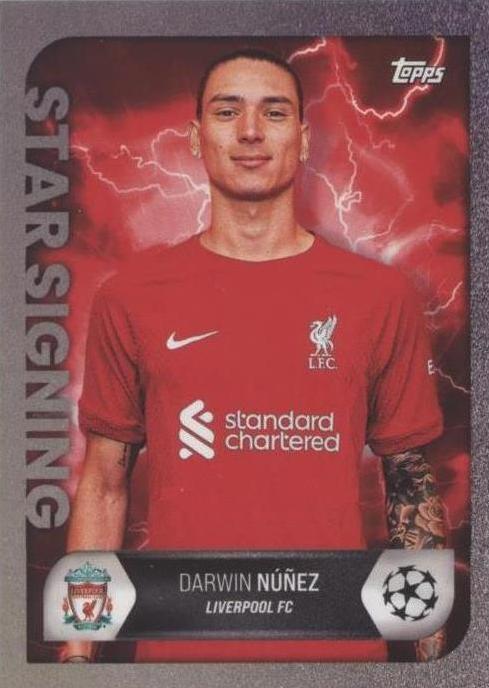 2022-23 Topps UCL Summer Signings - Star Signing Darwin Nunez for sale ...
