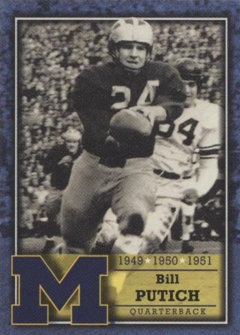 2002 TK Legacy Michigan Wolverines - Lettermen Bill Putich #L13 (RC ...