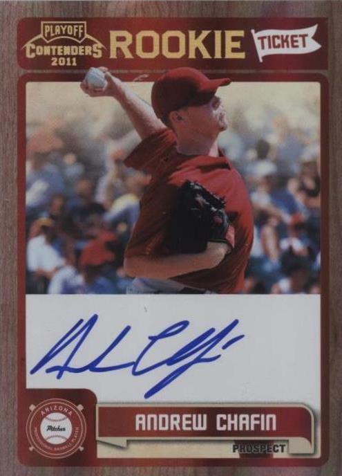 2011 Playoff Contenders - Rookie Tickets Signatures Andrew Chafin #RT41 ...