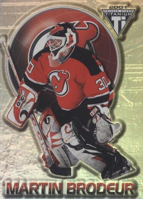 2000-01 Pacific Private Stock Titanium - Martin Brodeur #54 for sale ...