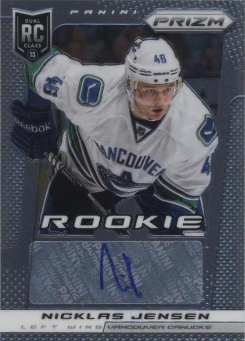 2013-14 Panini Prizm - Rookie Autographs Nicklas Jensen #A-NJ (AU, RC) for sale online | eBay