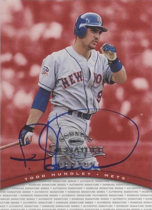 1997 Donruss Signature Series - Authentic Signatures Todd Hundley (AU ...