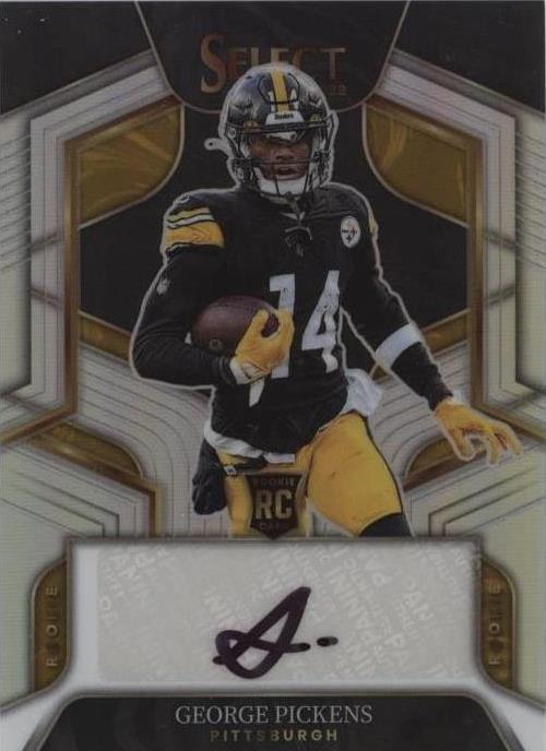 2022 Panini Select - Rookie Signatures George Pickens #RS-GP Silver ...