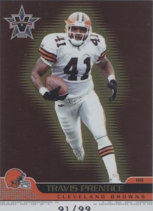 2001 Pacific Vanguard - Travis Prentice #22 Gold /99 for sale online | eBay
