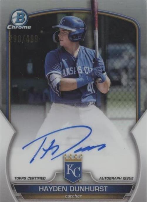 2023 Bowman Chrome - Prospect Autographs Hayden Dunhurst #CPA-HD ...