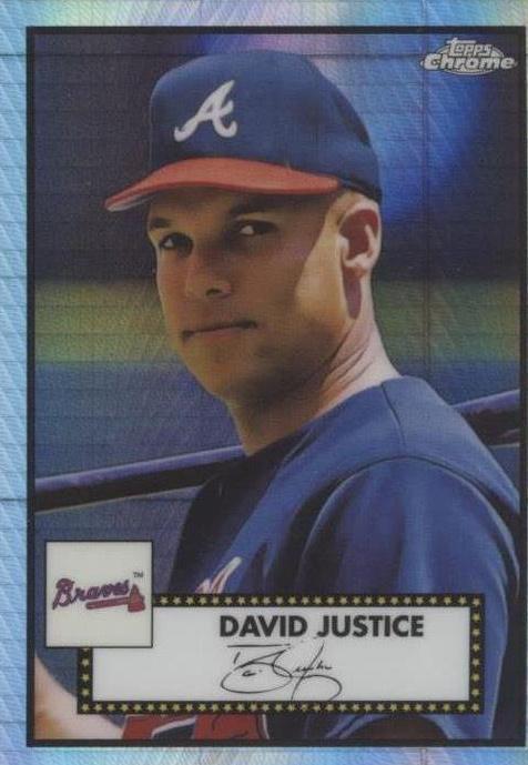 2021 Topps Chrome Platinum Anniversary - David Justice #586 Prism ...