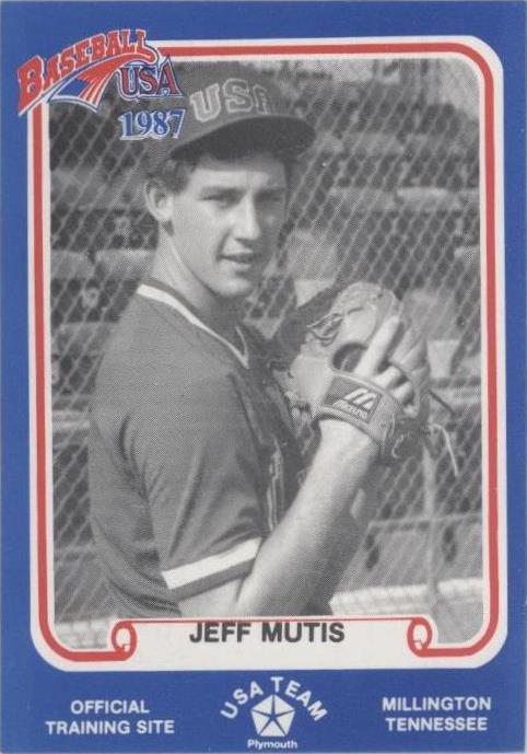 1987 Plymouth Baseball USA Team USA - #8 Jeff Mutis (RC) for sale ...