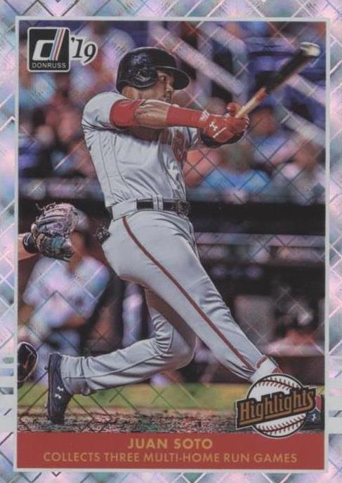 2019 Panini Donruss - Highlights Juan Soto #H8 Diamond for sale online ...