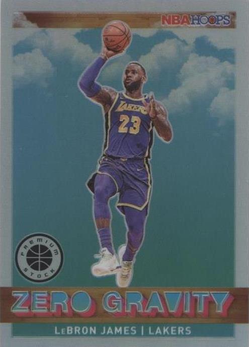 2019-20 Panini NBA Hoops Premium Stock - Zero Gravity LeBron James #18 ...