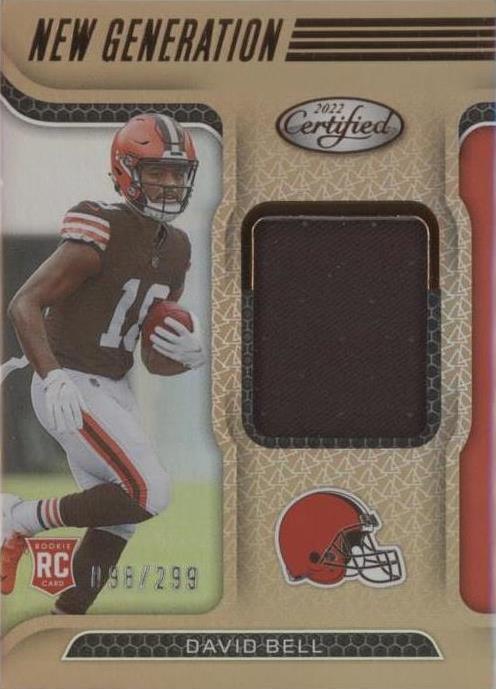 2022 Panini Certified - New Generation Jerseys David Bell #NGJ-DB ...
