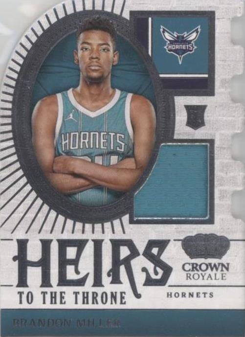 2023-24 Panini Crown Royale - Heirs to the Throne Brandon Miller #HT ...
