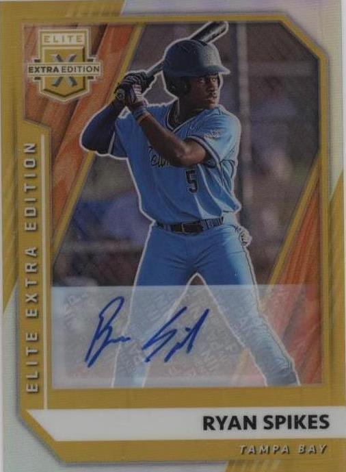 2021 Panini Elite Extra Edition - Ryan Spikes #100 Optic Gold ...