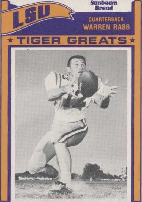 1983 Sunbeam Bread LSU Tiger Greats - #12 Warren Rabb for sale online ...