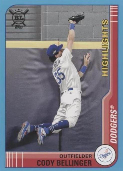2021 Topps Big League - Highlights Cody Bellinger #297 Electric Blue ...