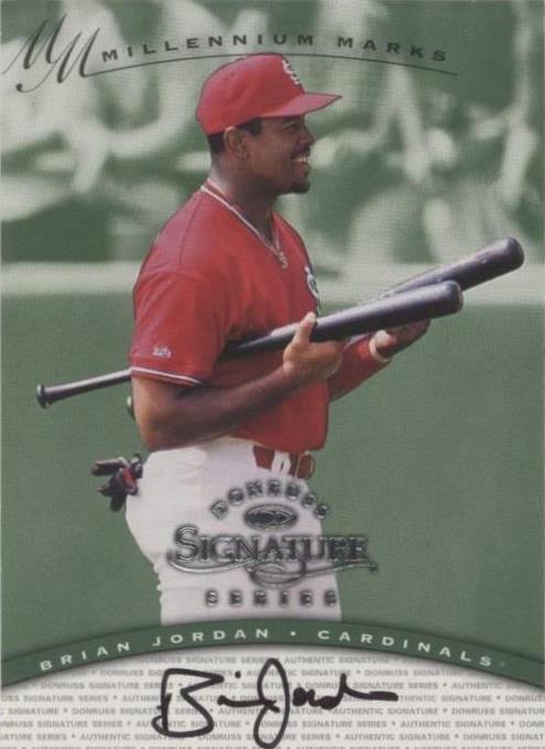 1997 Donruss Signature Series - Authentic Signatures Brian Jordan ...