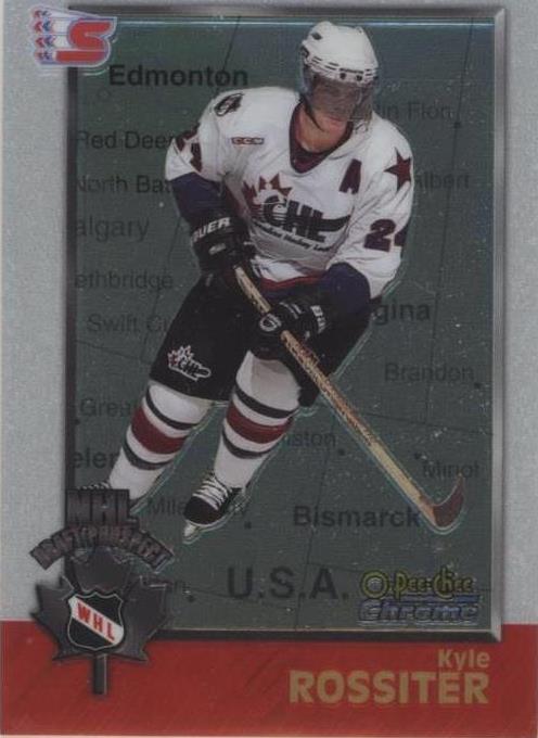 1998-99 Bowman Chrome CHL - O-Pee-Chee International #157 Kyle Rossiter ...