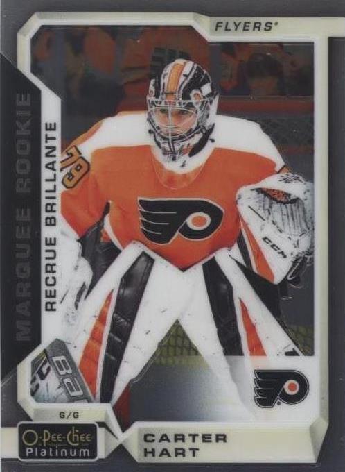 2018-19 O-Pee-Chee Platinum - Marquee Rookies Carter Hart #199 (RC) for ...