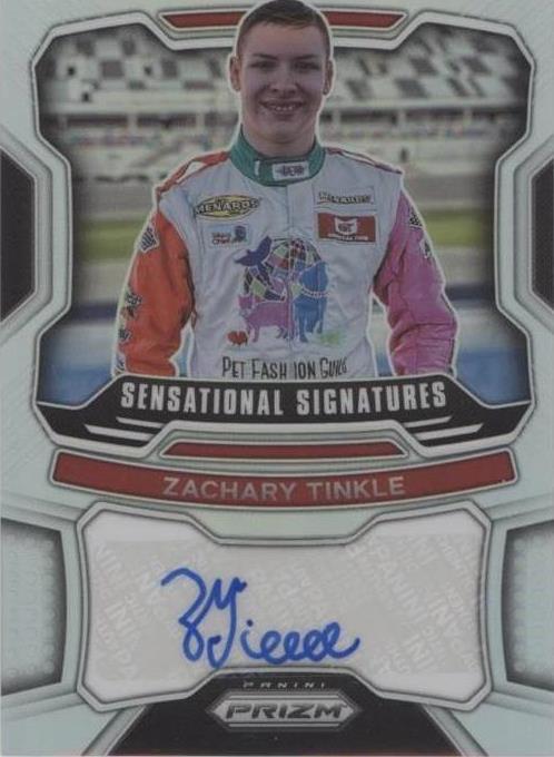 2022 Panini Prizm - Sensational Signatures #S-ZT Zachary Tinkle (AU, RC ...