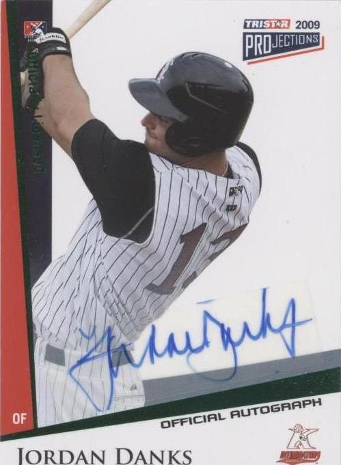 2009 TRISTAR PROjections - Green Autographs #31 Jordan Danks /50 (AU ...