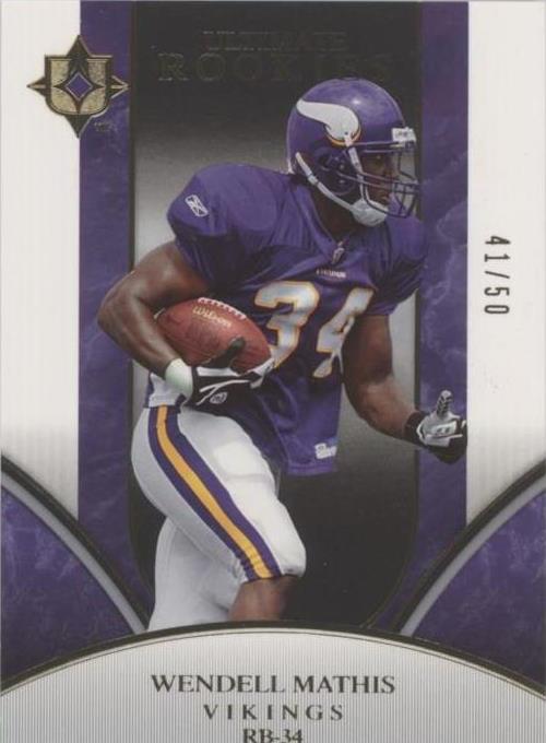 2006 Ultimate Collection - Ultimate Rookies Gold #359 Wendell Mathis ...