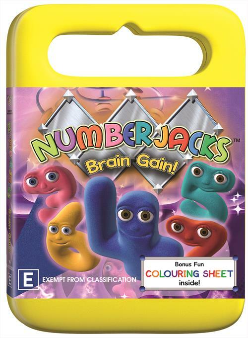 Numberjacks-Brain Gain | Gwp Colouring Page (DVD, 2008) for sale online ...