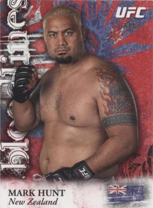 2012 Topps UFC Bloodlines - Bloodlines Mark Hunt #BL-MH Red /8 (RC) for ...