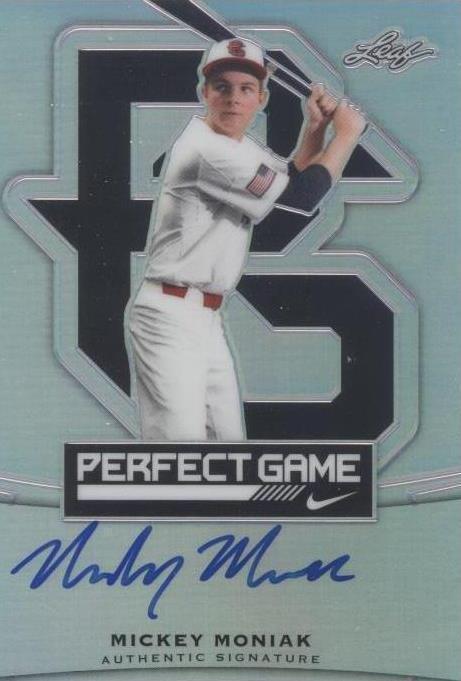 2015 Leaf Metal Draft - Perfect Game Metal Mickey Moniak #BA-MM2 (AU ...
