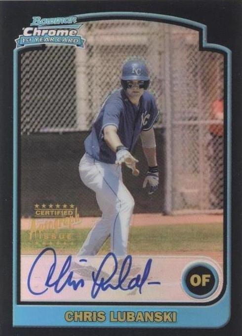 2003 Bowman Draft Picks & Prospects - Chris Lubanski #BDP166 Chrome ...