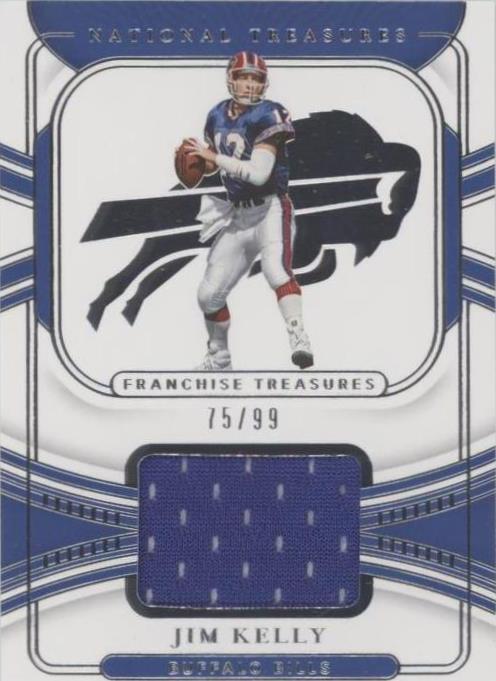 2021 Panini National Treasures - Franchise Treasures #FT-JK Jim Kelly ...