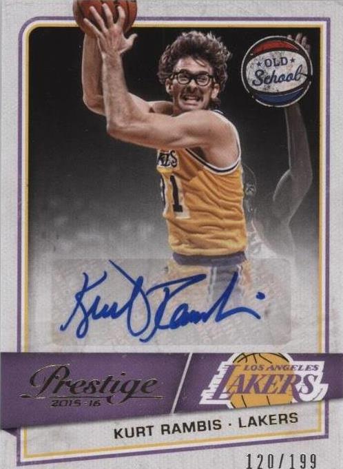 2015-16 Panini Prestige - Old School Signatures #OS-KR Kurt Rambis /199 (AU) for sale online | eBay