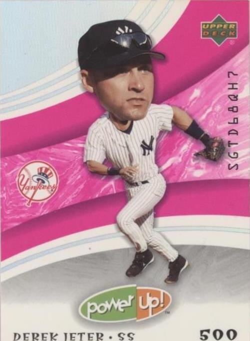 2004 Upper Deck Power Up! - Derek Jeter #58 Pink 500 Points for sale ...