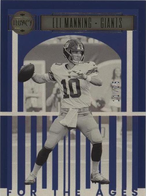 2023 Panini Legacy - For the Ages Indigo #FTA-15 Eli Manning /25 for sale online | eBay