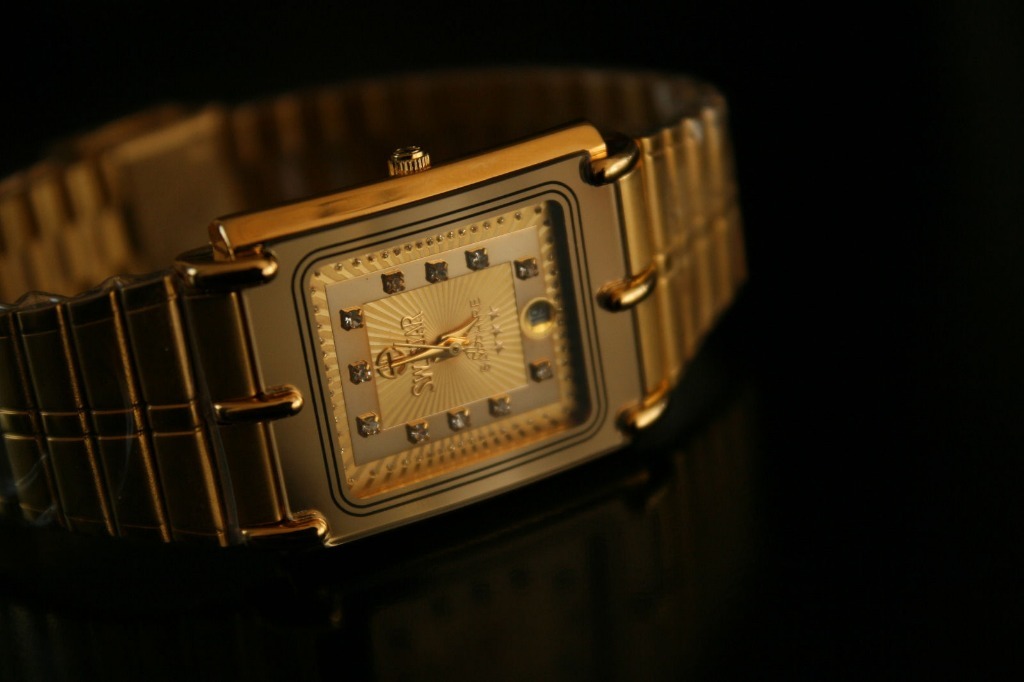 Swistar watch 22k gold electroplated | in Ilford, London | Gumtree