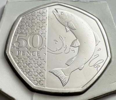 Salmon Fifty Pence Coin Mintage | Worth | Buy In 2025