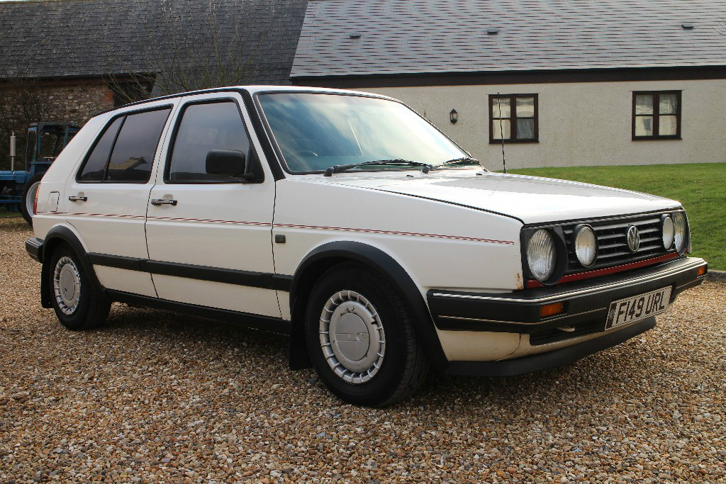Volkswagen Golf MK2 1.6 Driver 4+ E White GTI Grill, 12 Months MOT, 15 ...