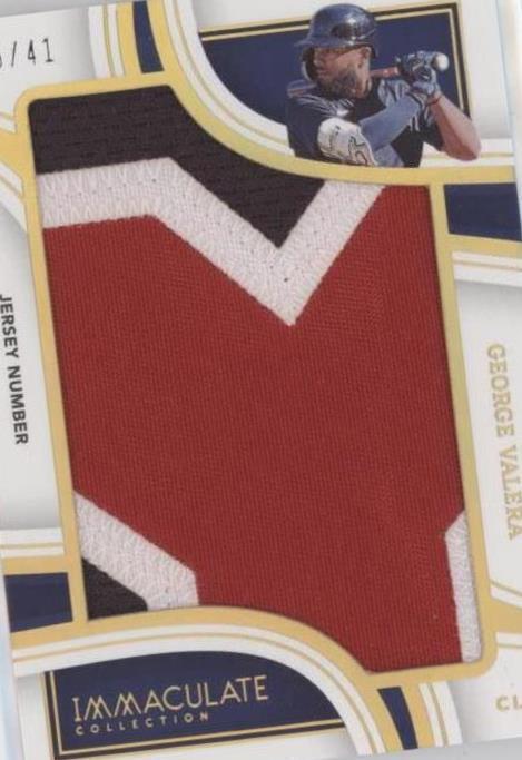 2023 Panini Immaculate Collection - Jumbo Memorabilia George Valera # ...