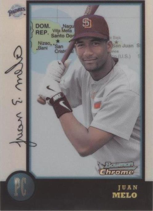 1998 Bowman Chrome - International Refractor #89 Juan Melo for sale ...