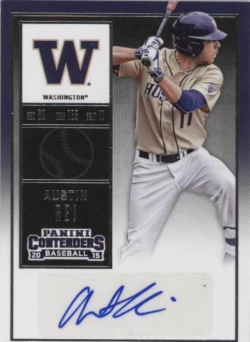 2015 Panini Contenders - College Ticket Austin Rei #27 Gold Jersey ...