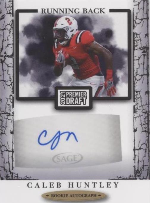 2021 Sage Premier Draft - Autographs Caleb Huntley #A114 (AU, RC) for ...