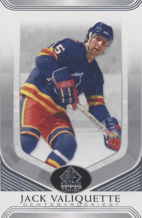 2020-21 Upper Deck SP Signature Edition Legends - Jack Valiquette #186 ...