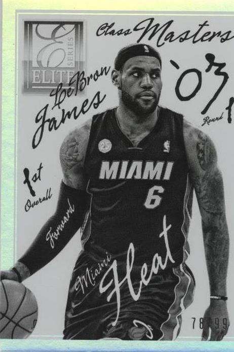 2012-13 Elite Series - Class Masters #8 LeBron James /99 for sale ...