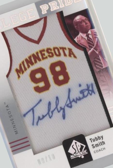 2011-12 SP Authentic - College Pride Autographs Parallel #CJ-TS Tubby ...