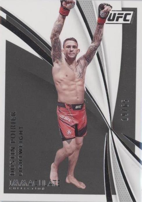 2021 Panini Immaculate Collection UFC - #63 Dustin Poirier /65 for sale ...
