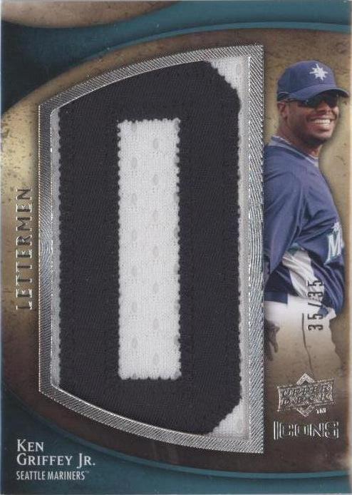 2009 Upper Deck Icons - Lettermen Letter O #IL-KG Ken Griffey Jr /35 for sale online | eBay