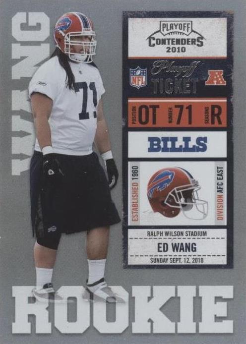 2010 Playoff Contenders - Ed Wang #137 Playoff Ticket /99 (RC) for sale ...