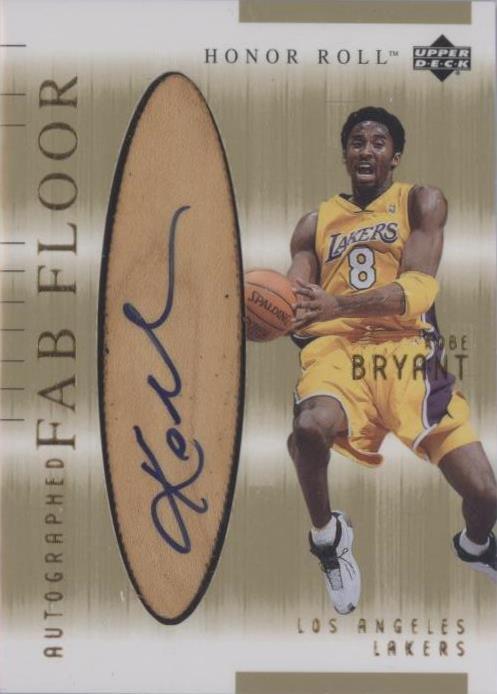 2001-02 Upper Deck Honor Roll - Fab Floor Autographs #KB-A Kobe Bryant ...