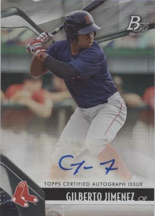 2021 Bowman Platinum - Top Prospects Gilberto Jimenez #TOP-1 Autographs ...